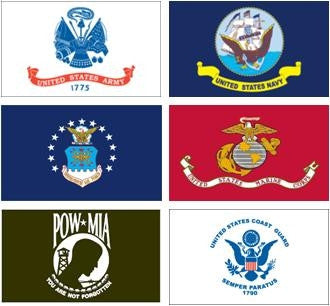 U.S. Made American Military Flags Free Shipping – Cool Water Products